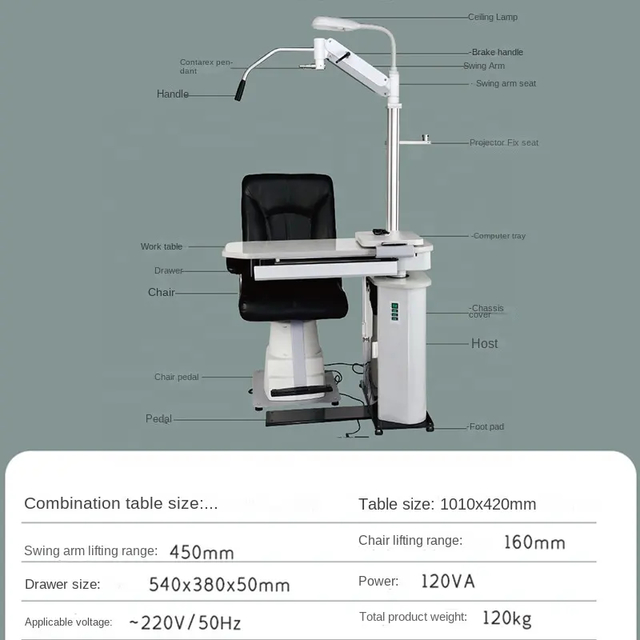 Customized Ophthalmic Optometry Unit | Hospital & Clinic Furniture Supplier