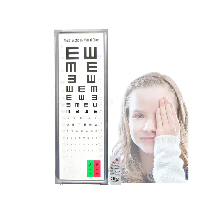 LED Vision Ophthalmic Visual Acuity Chart For 5m Distance