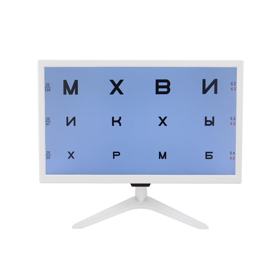 19 Inch Screen Ophthalmic LCD Visual Acuity Vision Chart Optical ...