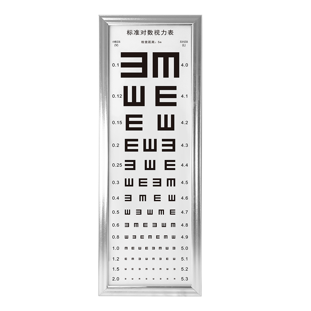 Waterproof Snellen Eye Chart Standard Visual Testing Acuity Chart ...
